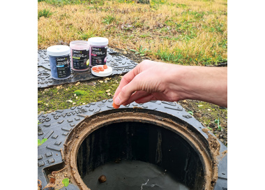 Blue tablet marker - Pot 100 tablets